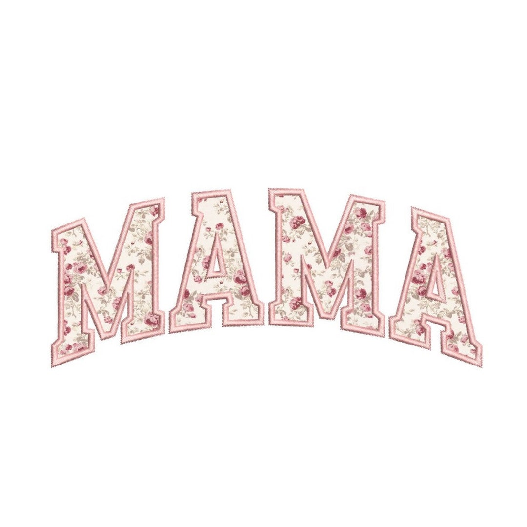 Mama Applique Embroidery Design, 4 Sizes, Instant Download - Etsy
