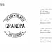 Grandpa Machine Embroidery Design, 4 Sizes, Instant Download - Etsy
