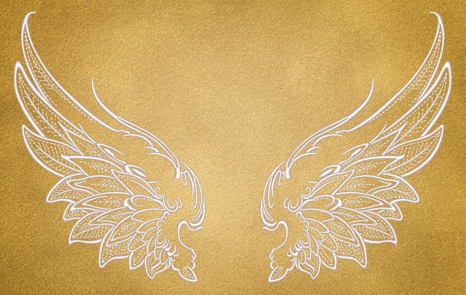 Wings Embroidery Design 3 Sizes Instant Download | Etsy