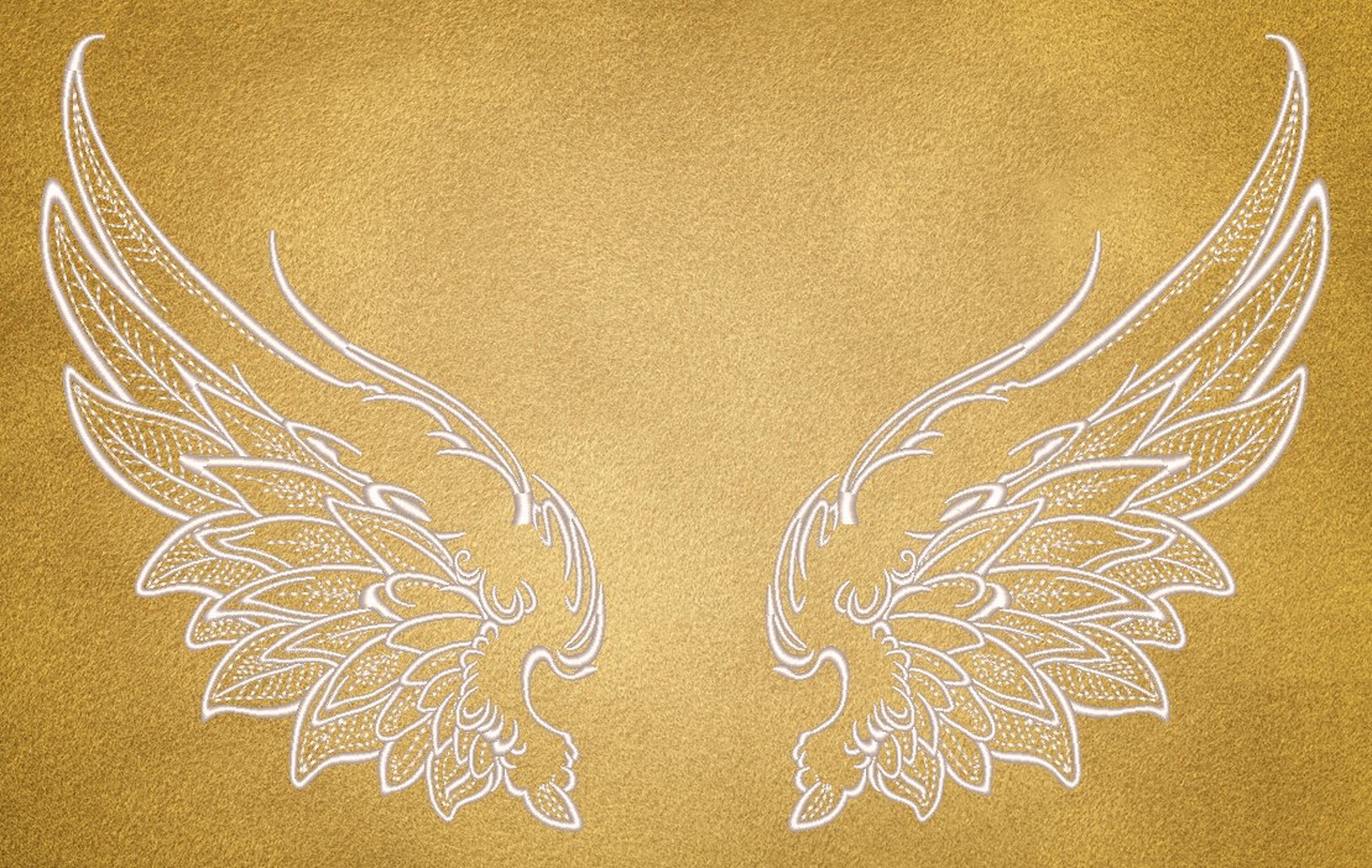Wings Embroidery Design 3 sizes Instant download | Etsy