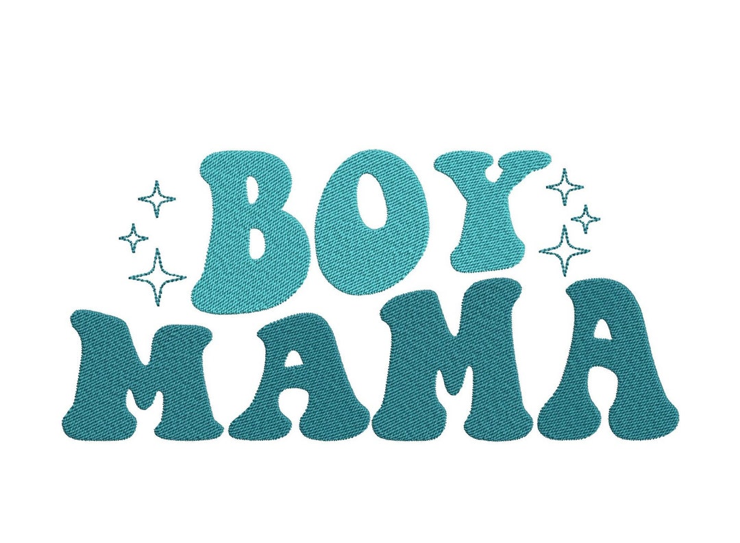 Boy Mama Embroidery Design, Mother Embroidery File, Blessed Mom Design ...