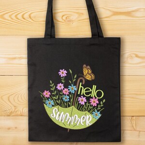 Hello Summer Machine Embroidery Design, 3 Sizes, Instant Download - Etsy