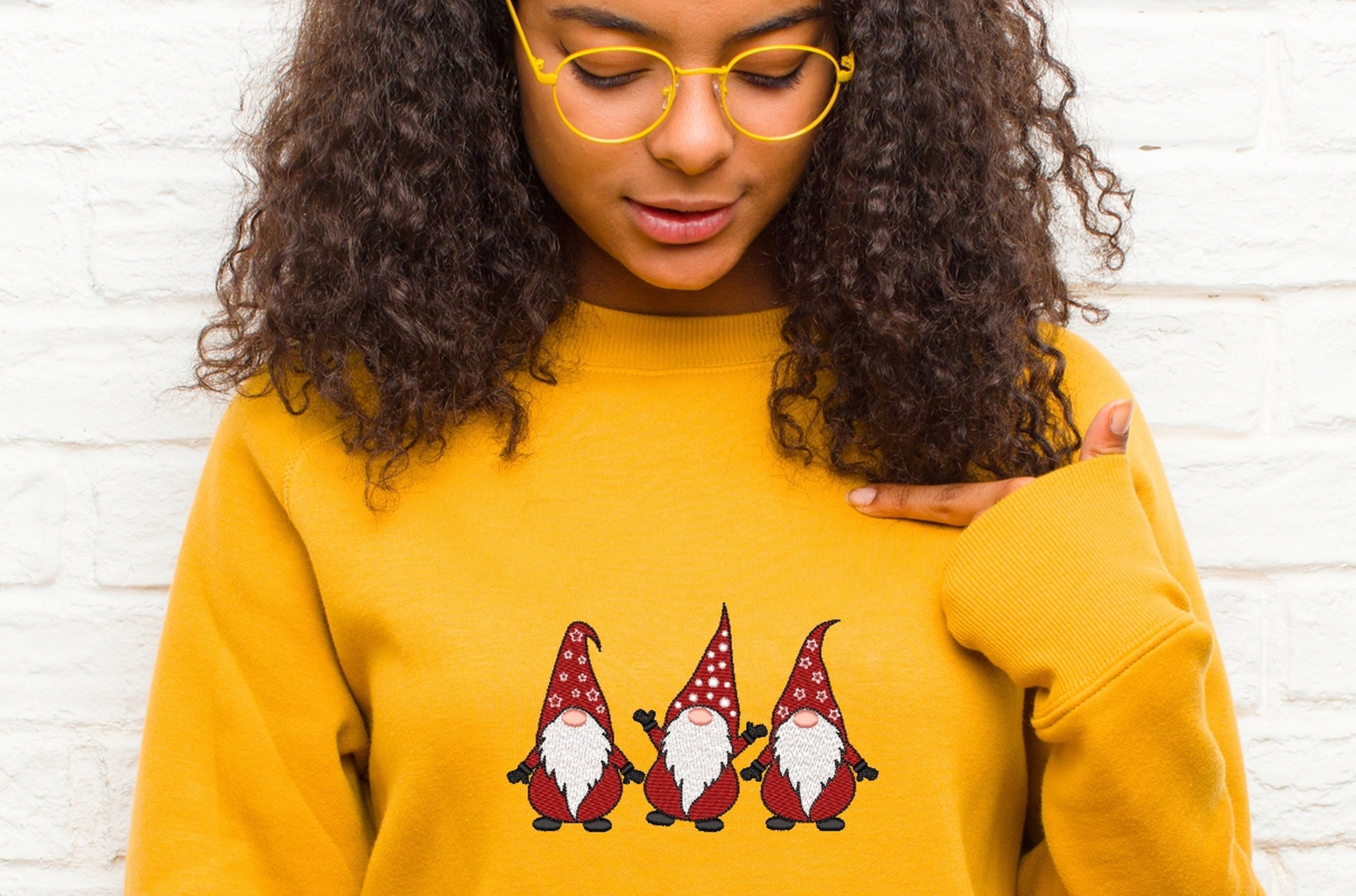 Christmas Gnomes Embroidery Design 3 Gnomes Machine - Etsy Canada