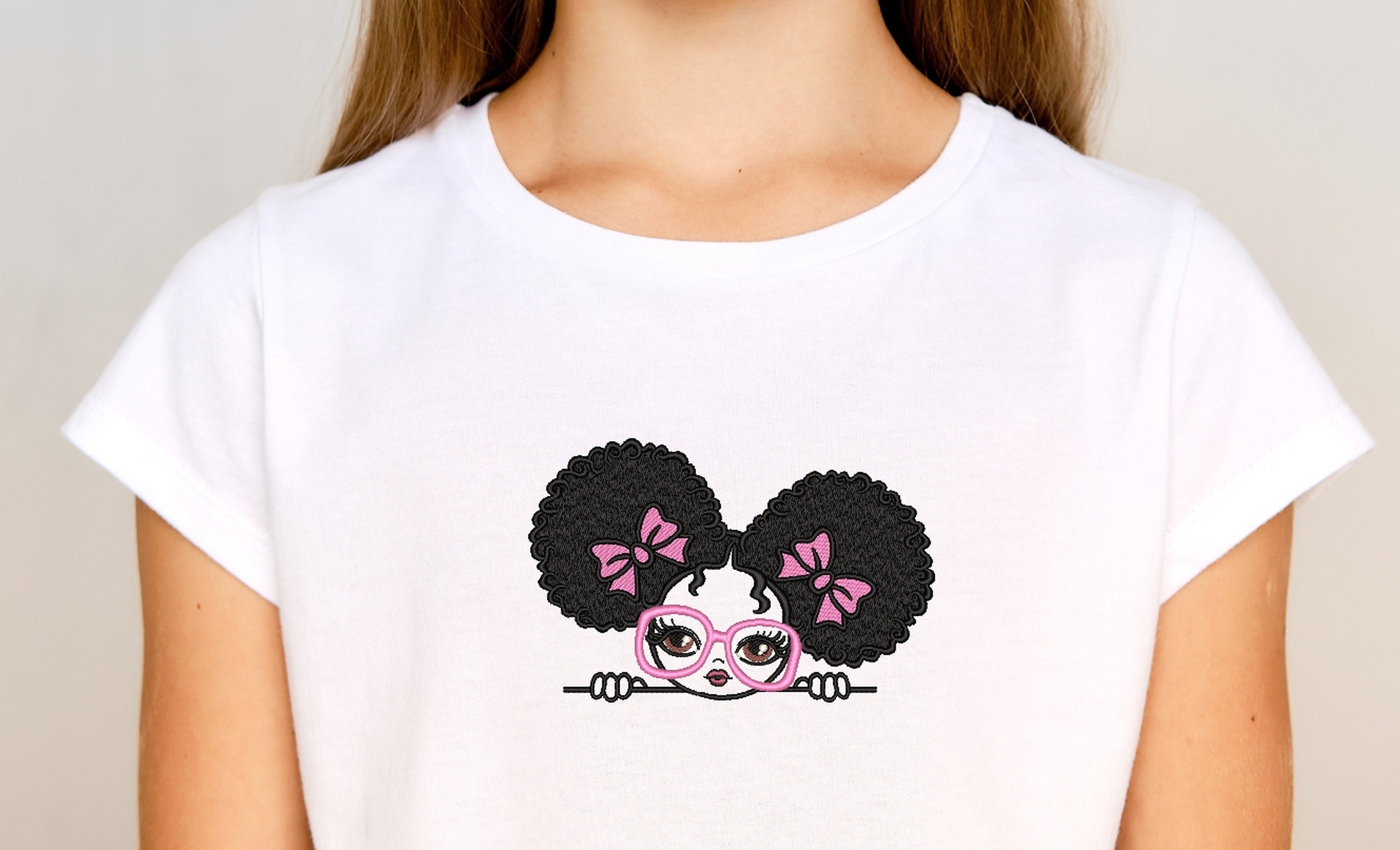 Girl Embroidery Design, 4 Sizes, Instant Download - Etsy