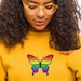 Pride Butterfly Embroidery Design, 4 Sizes, Instant Download - Etsy