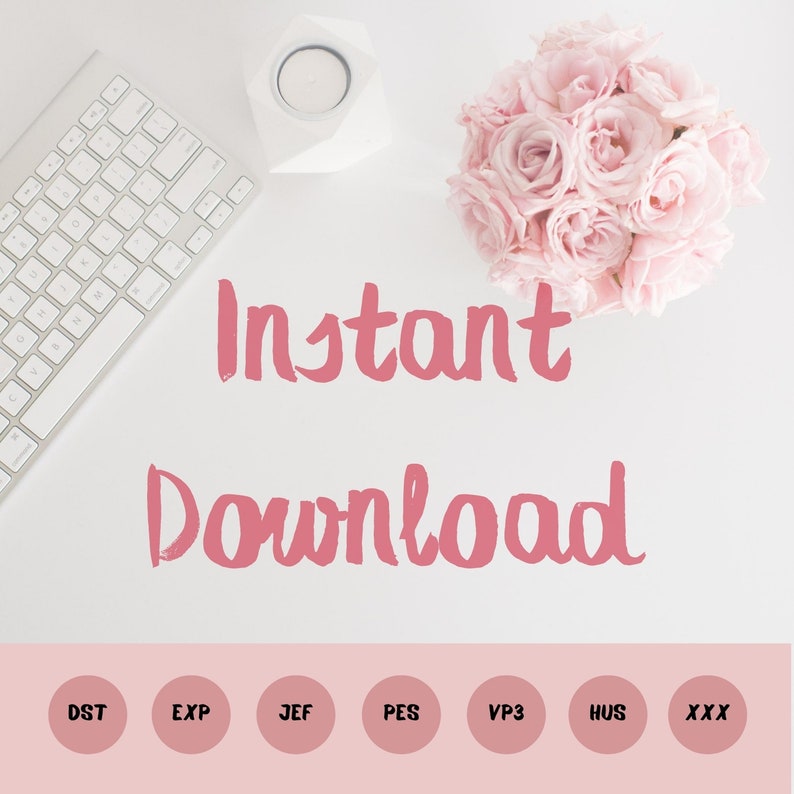 Horseshoe Embroidery Design 3 Sizes Instant Download | Etsy