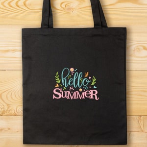 Hello Summer Embroidery Design, 3 Sizes, Instant Download - Etsy
