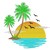 Palm Tree Machine Embroidery Design, Summer Beach Embroidery File, 3 ...