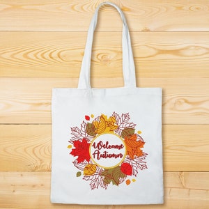 Autumn Machine Embroidery Design, Fall Embroidery Design, 5 Sizes ...