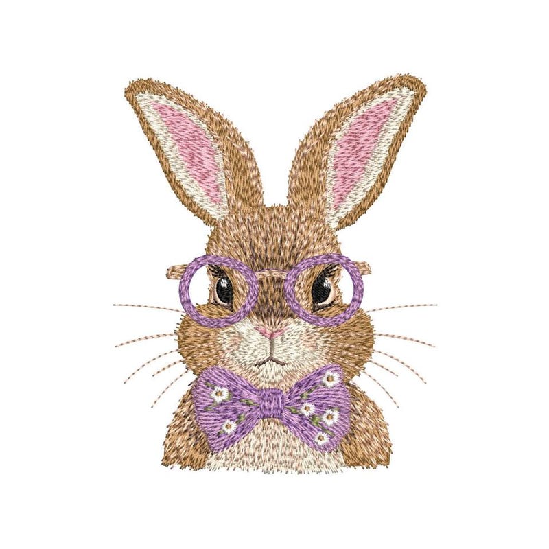 Easter Bunny With Glasses - Etsy