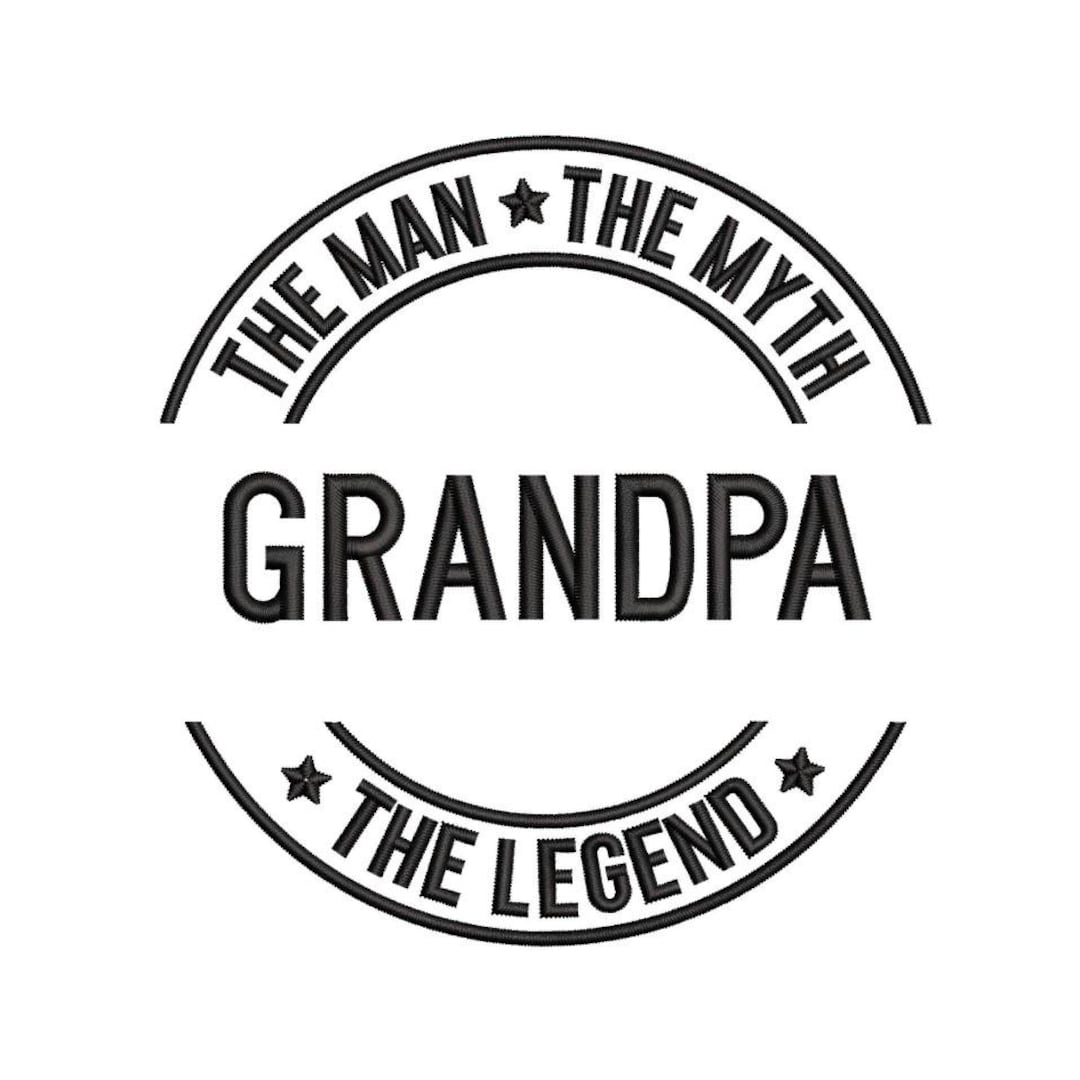 Grandpa Machine Embroidery Design, 4 Sizes, Instant Download - Etsy