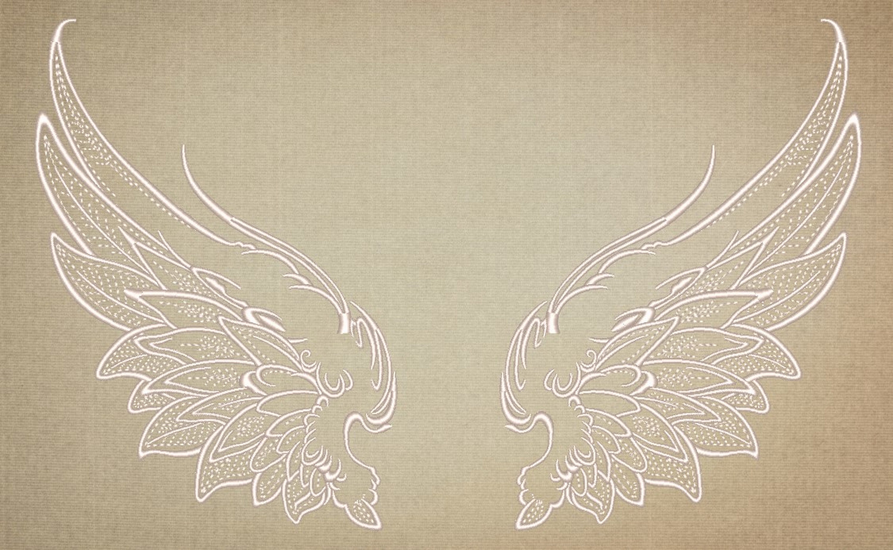 Wings Embroidery Design 3 sizes Instant download | Etsy