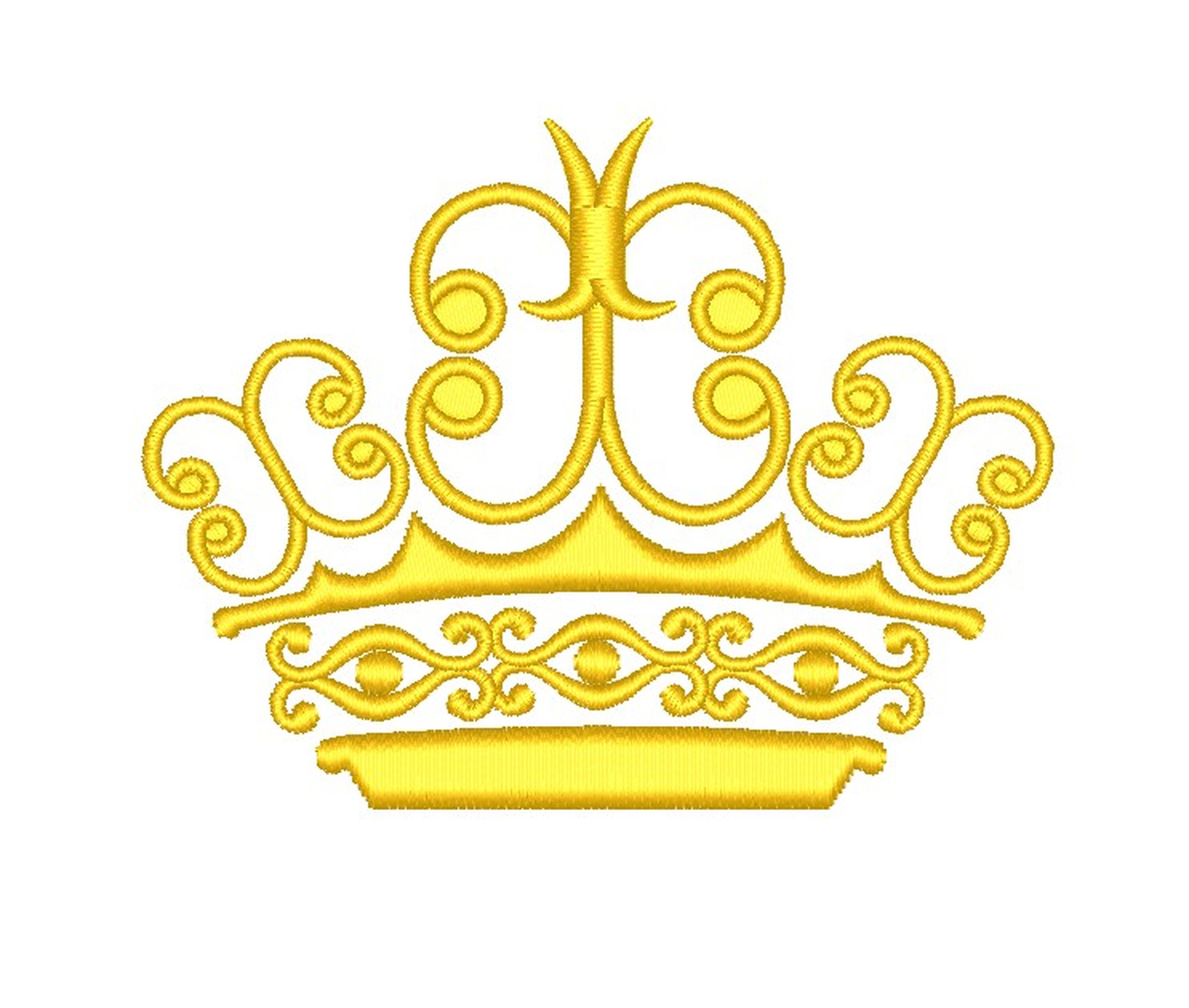 Princess Tiara Embroidery Design Crown Embroidery File 2 | Etsy