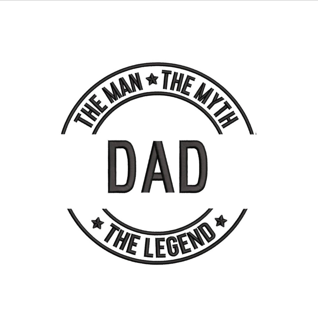 Dad Machine Embroidery Design, 4 Sizes, Instant Download - Etsy