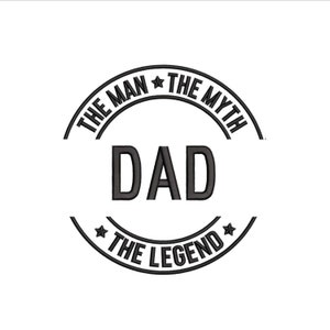 Dad Machine Embroidery Design, 4 Sizes, Instant Download - Etsy