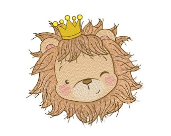 Baby Lion Embroidery Design, 3 Sizes, Instant Download - Etsy