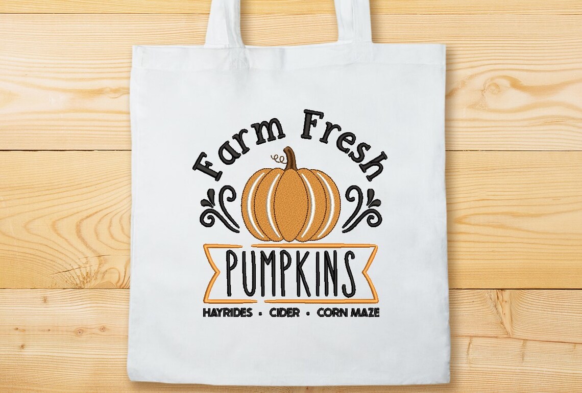 Farm Fresh Embroidery Design 4 Sizes Instant Download - Etsy