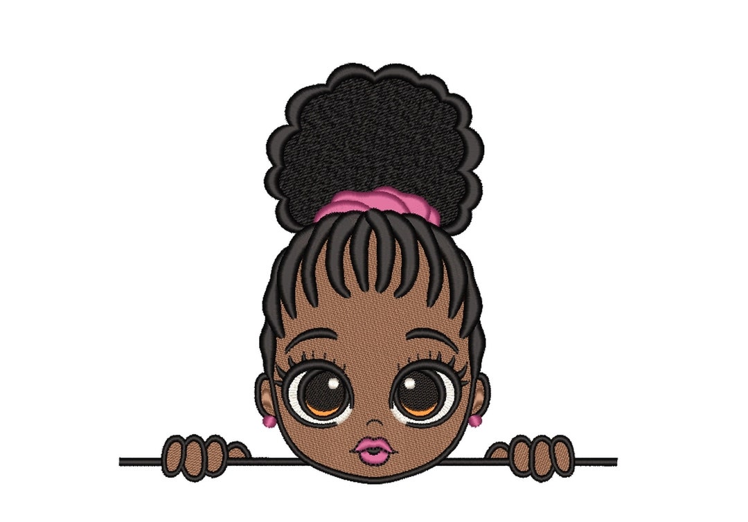 Girl Embroidery Design, 5 Sizes, Instant Download - Etsy