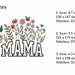 Mama Flower Embroidery Design, 3 Sizes, Instant Download - Etsy