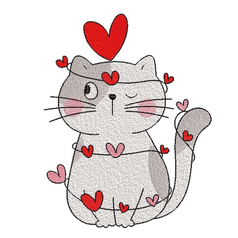 Valentine Embroidery Designs - Etsy