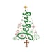Jesus Embroidery Design, Christmas Tree Embridery, Christian Merry ...