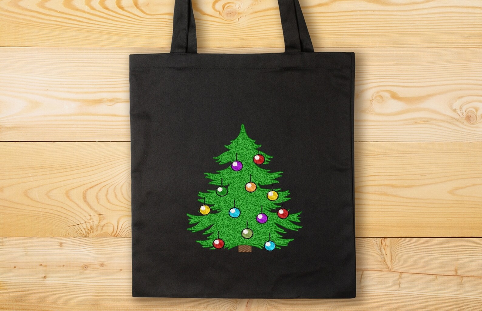 Christmas Tree Machine Embroidery Design 3 Sizes Instant - Etsy