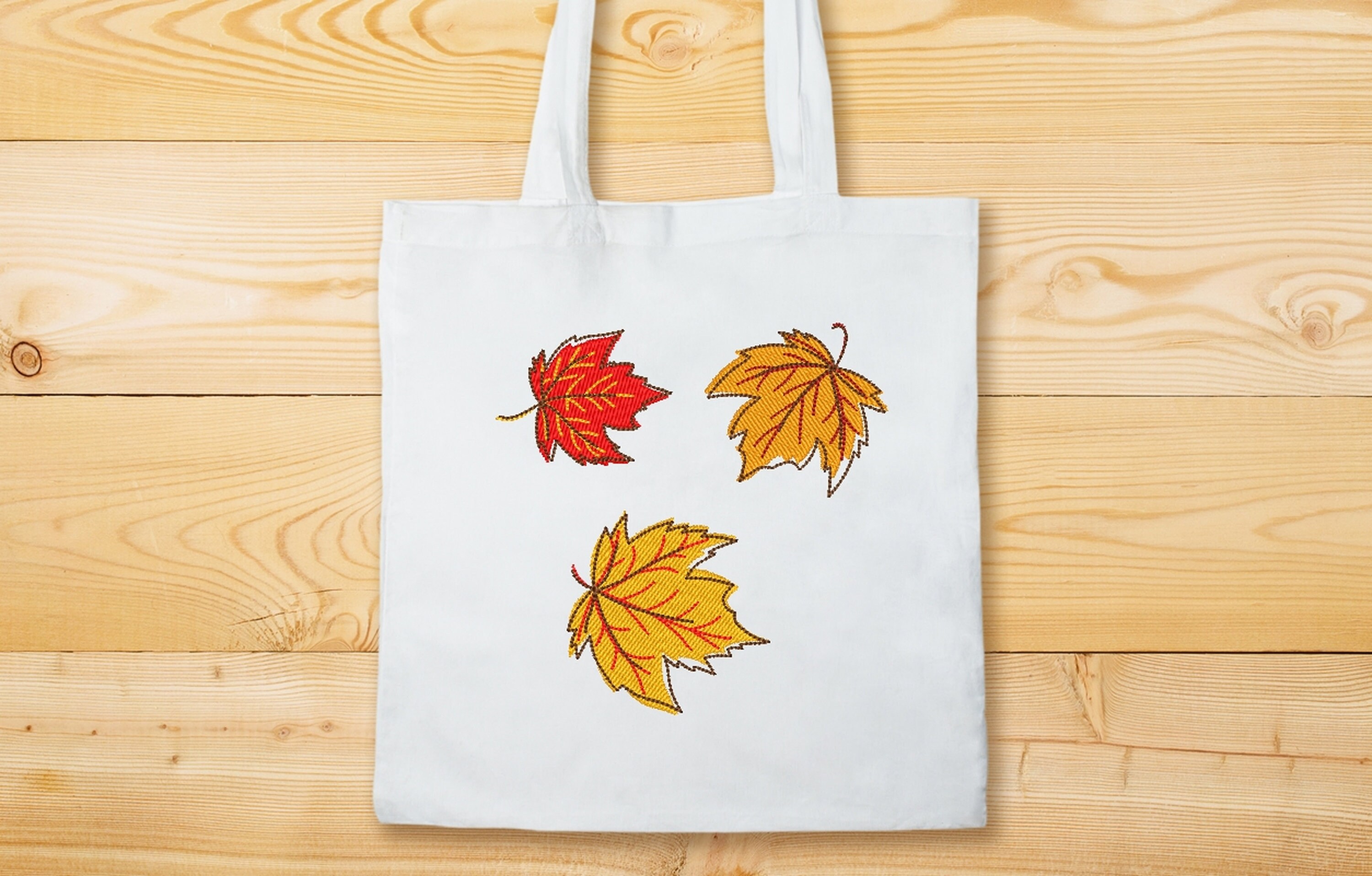 Maple Leaves Machine Embroidery Design Autumn Fall Leaf Embroidery File ...