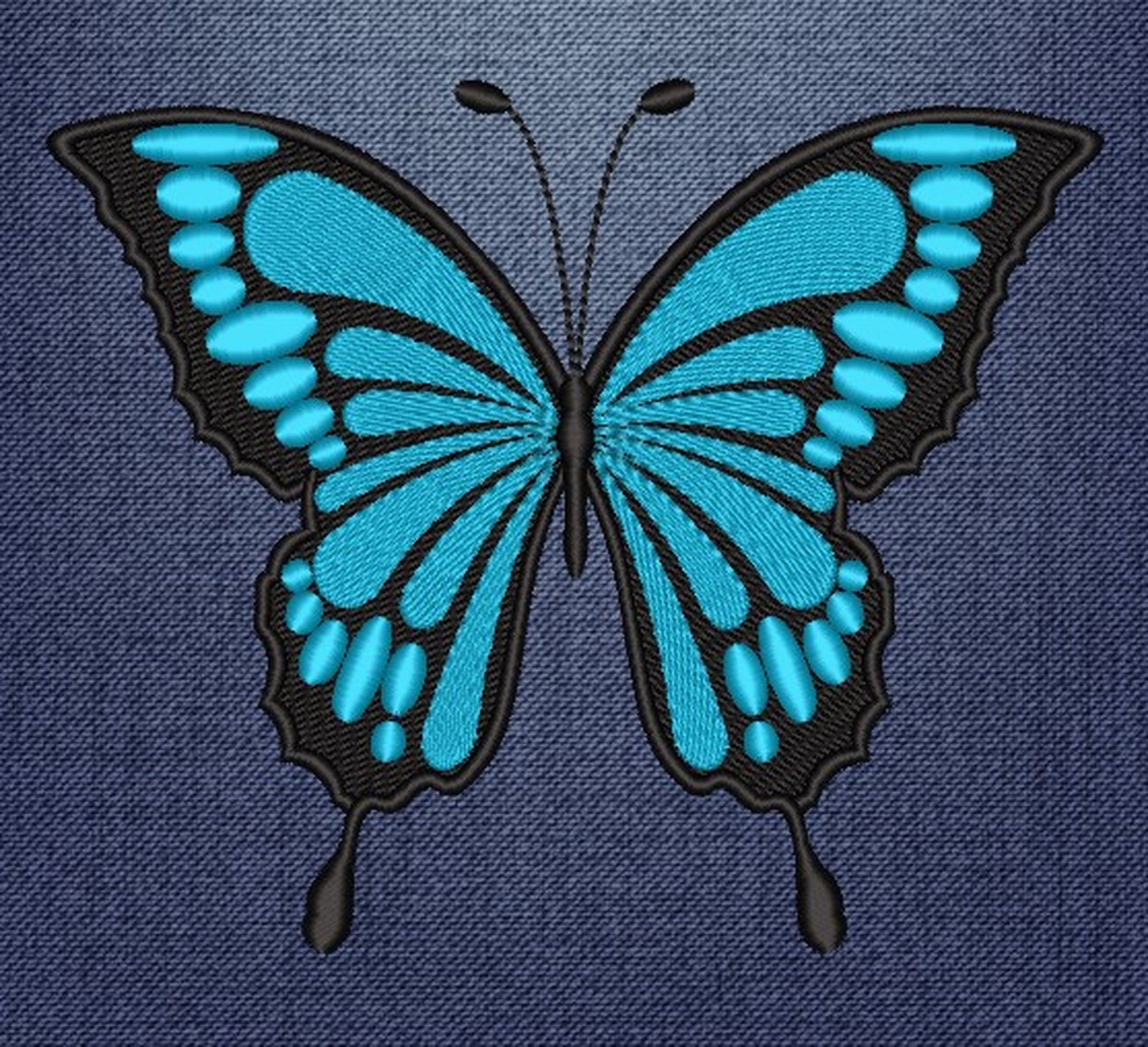 Butterfly Machine Embroidery Design Insect Embroidery Design - Etsy