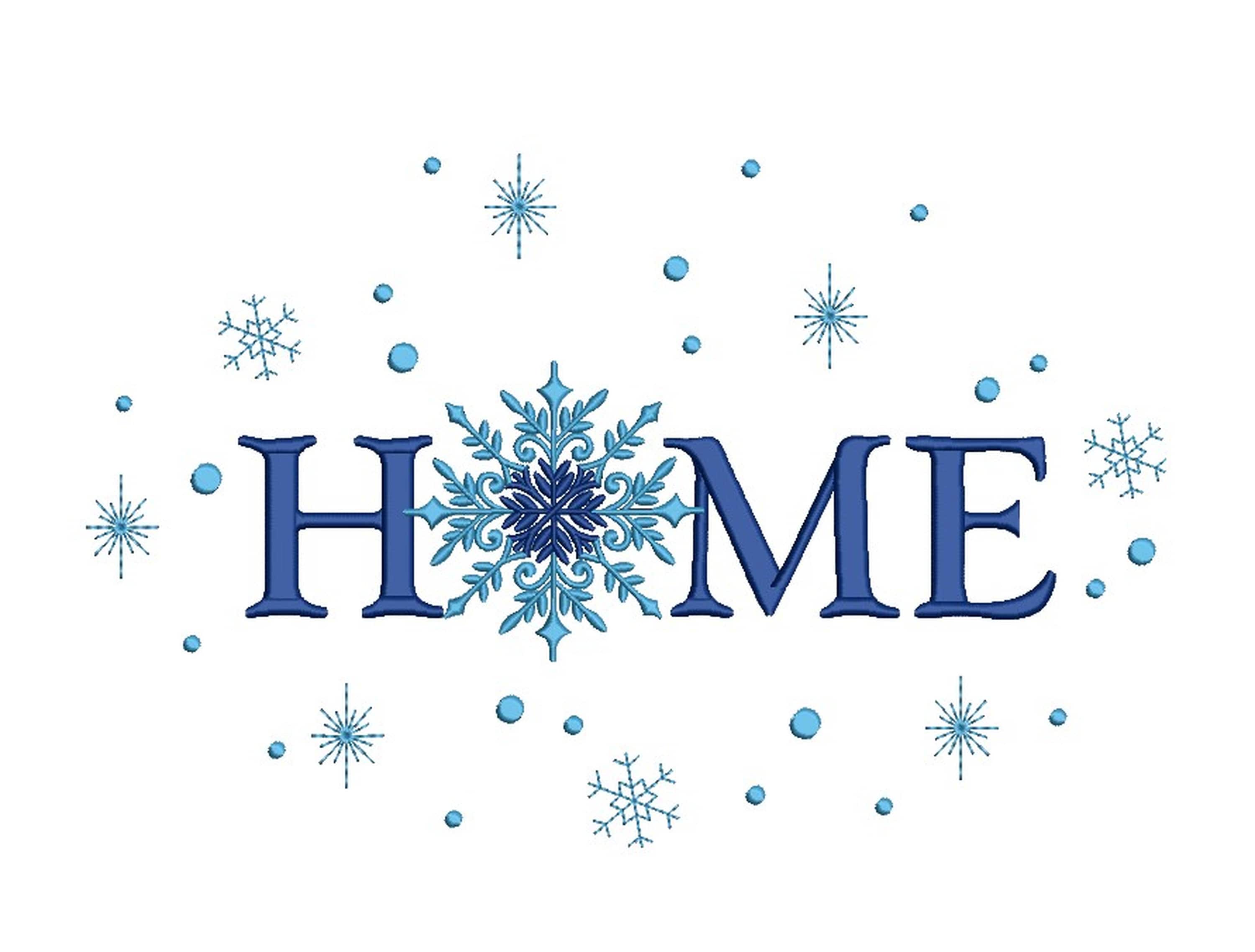 Home Embroidery Design 3 Sizes Instant Download - Etsy