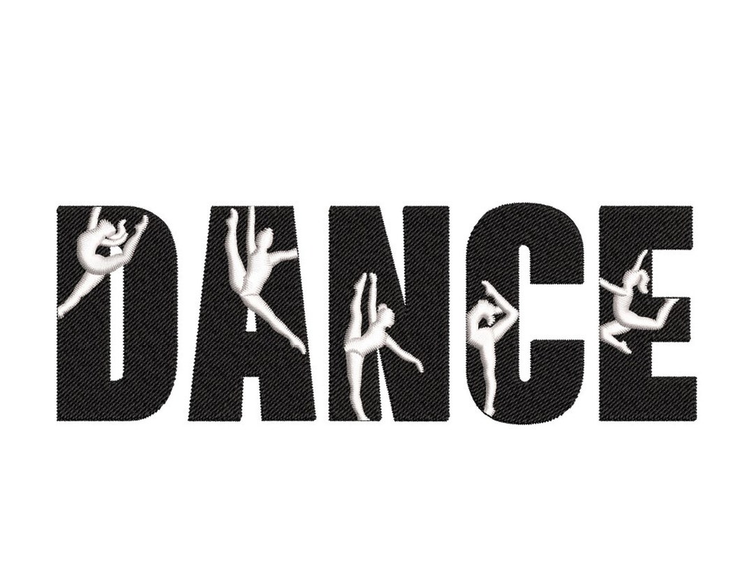 Dance Machine Embroidery Design, Dancer Jazz Ballet Embroidery File ...