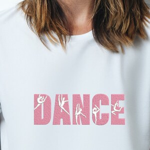 Dance Embroidery Design, Dancer Jazz Ballet Embroidery File, Embroidery ...