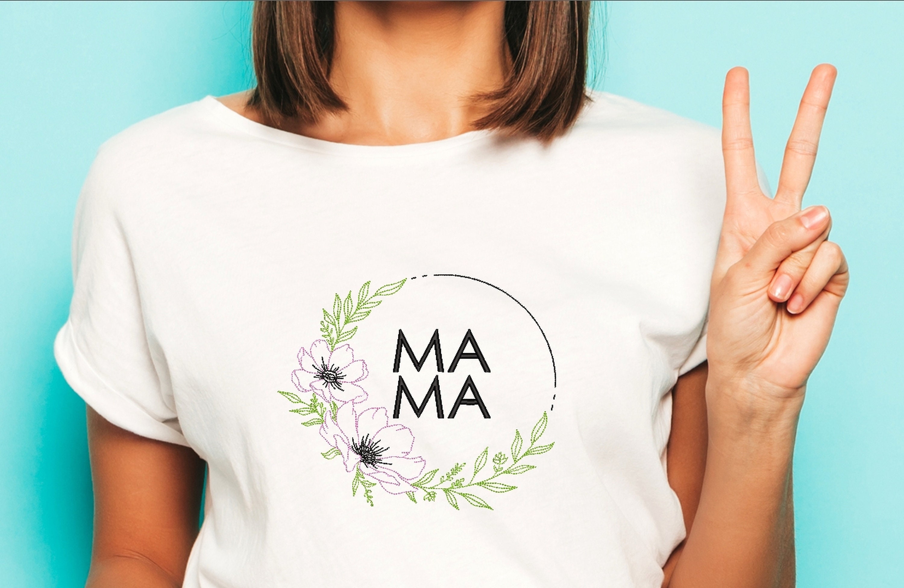 Mama Embroidery Design Mothers Day Embroidery File 5 Sizes - Etsy