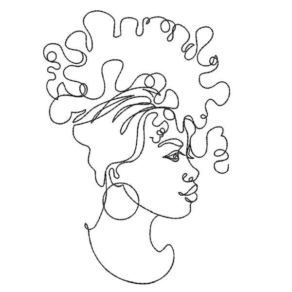 African Line Art - Etsy