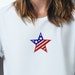 USA Flag Star Embroidery Design, 3 Sizes, Instant Download - Etsy
