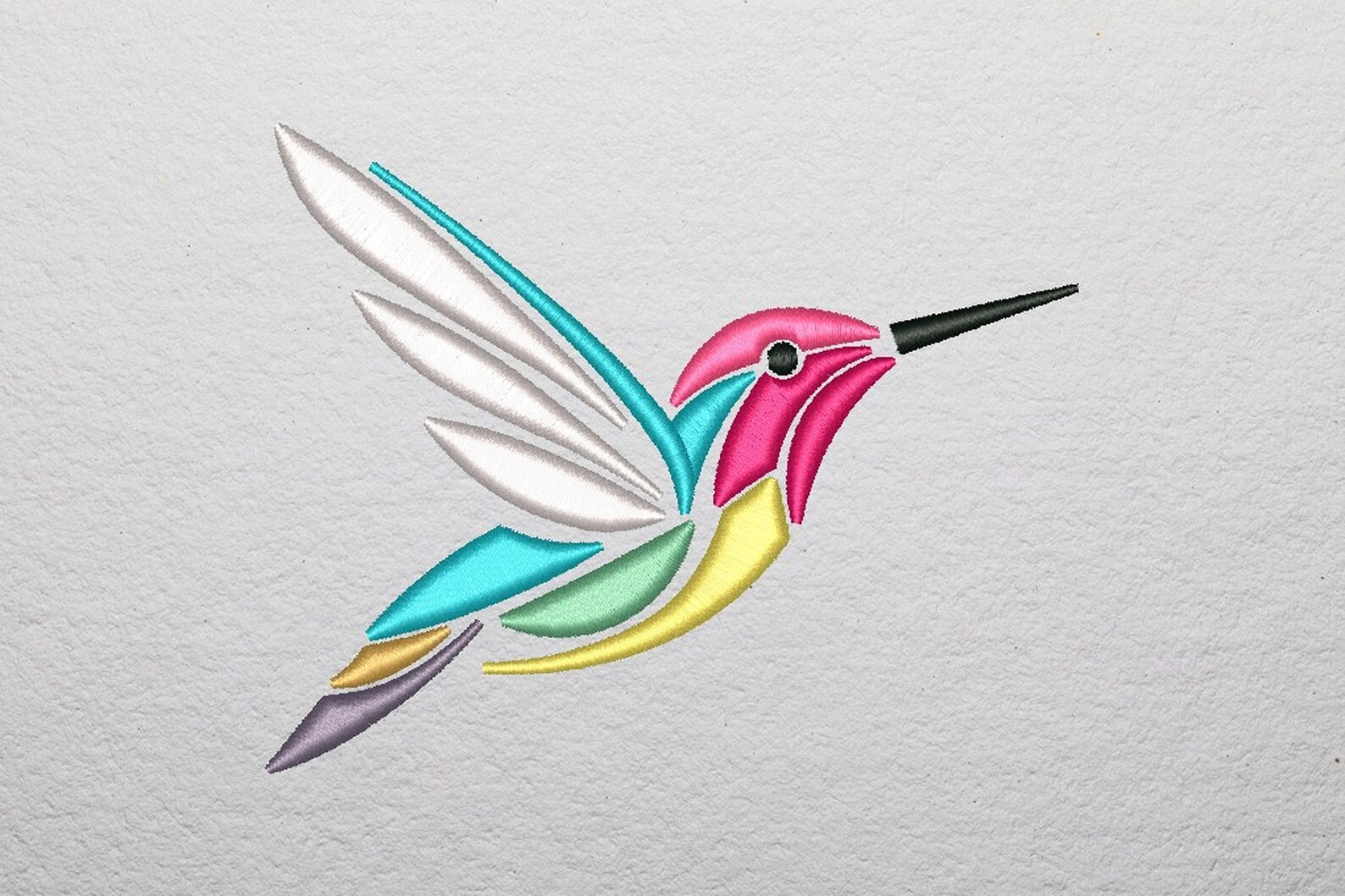Hummingbird Embroidery Design Bird Embroidery File 4 sizes | Etsy