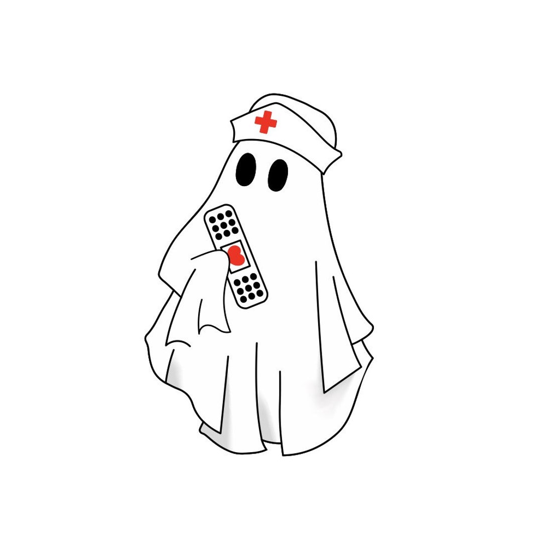 Nurse Ghost Png, Band Aid Png, Halloween Ghost Png, Stay Spooky Png - Etsy