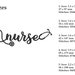 Nurse Embroidery Design, Stethoscope Embroidery File, 5 Sizes, Instant ...