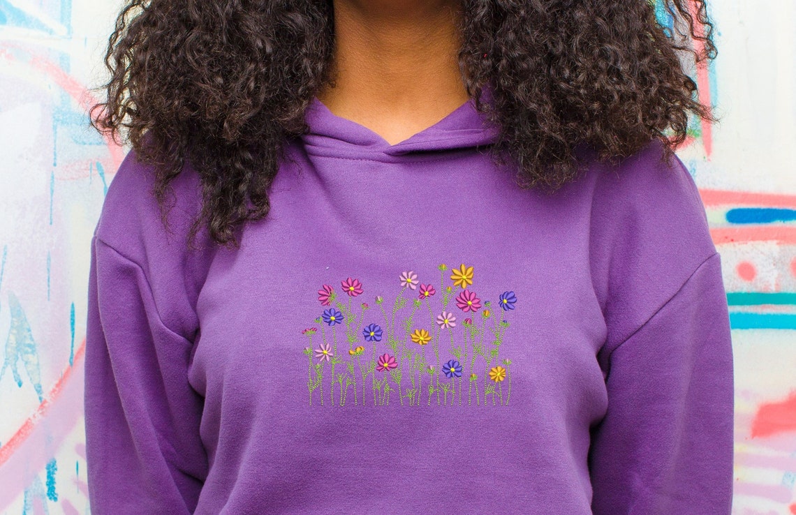 Flowers Machine Embroidery Design, 5 Sizes, Instant Download - Etsy