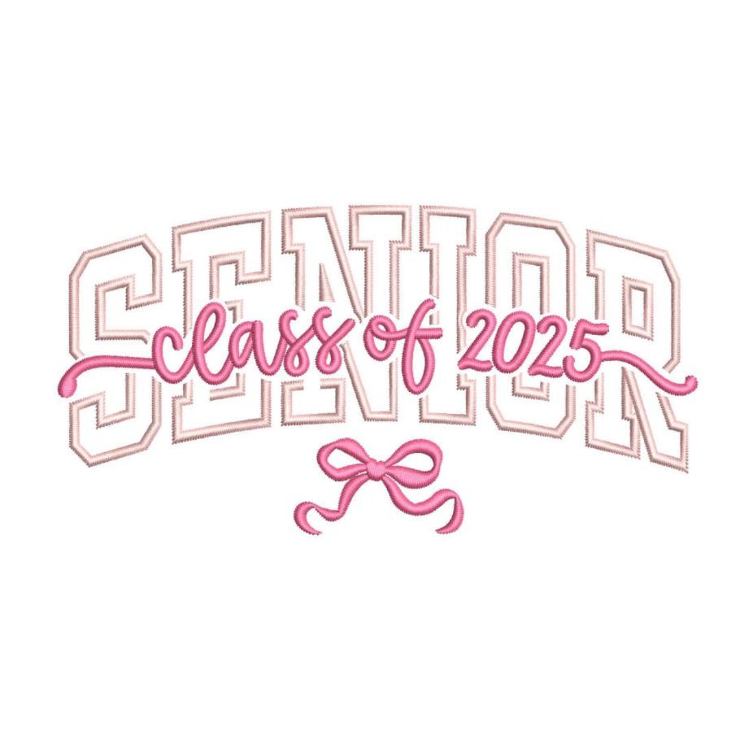 Graduation Embroidery Design, Class of 2025 Embroidery File, 2025 Grad ...