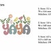 Yaya Flower Embroidery Design, Retro Mothers Day Embroidery File, 3 ...