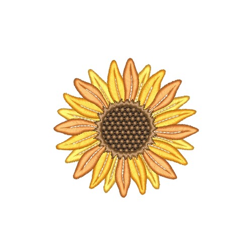 Sunflower Embroidery Design Flower Machine Embroidery File 5 - Etsy