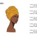 African Woman Embroidery Design 5 Sizes Instant Download - Etsy