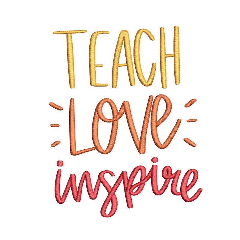 Teach Love Inspire - Etsy