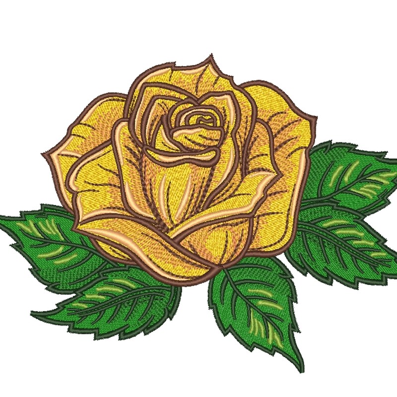 Rose Embroidery - Etsy