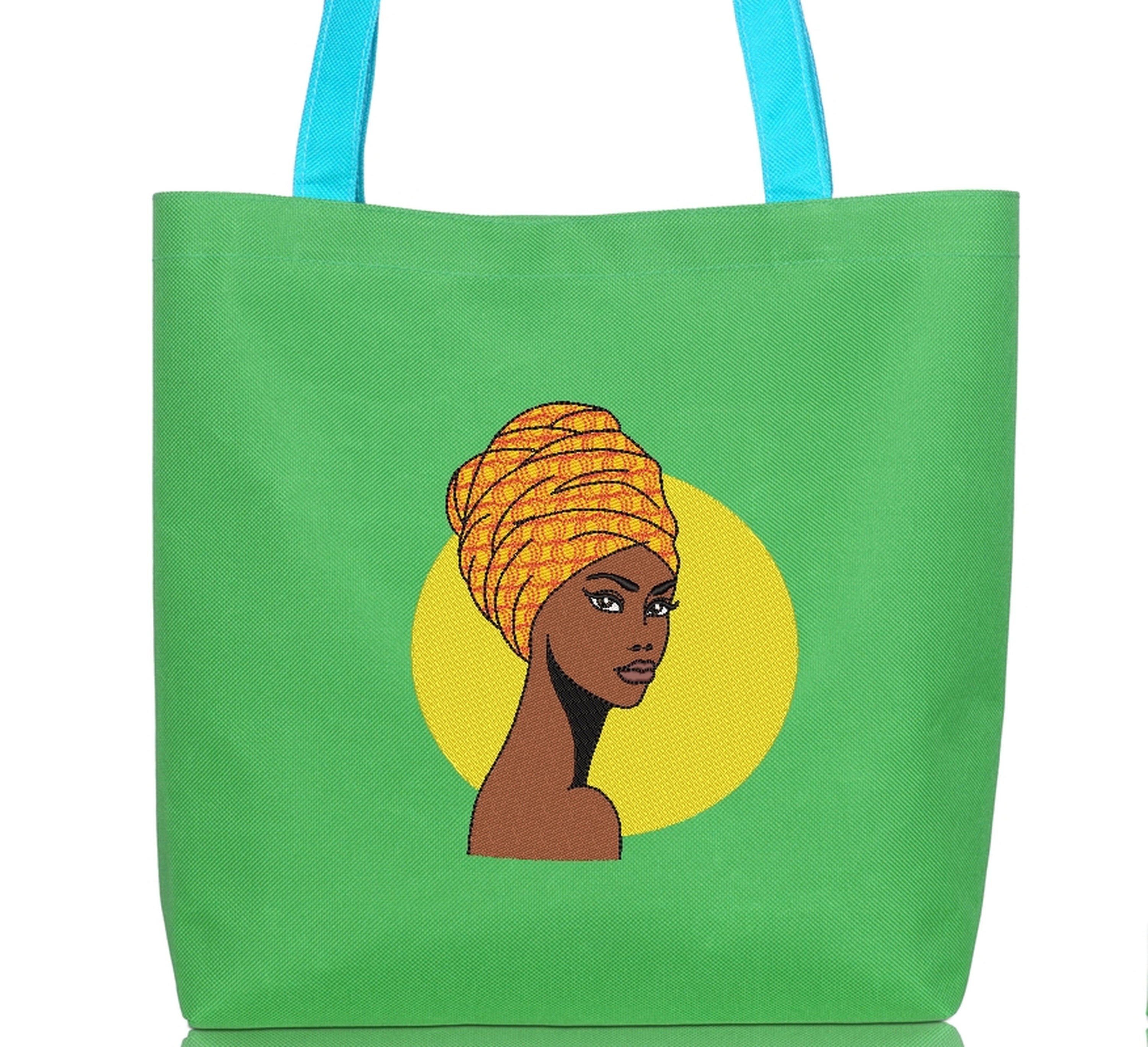 African Woman Embroidery Design 5 Sizes Instant Download - Etsy