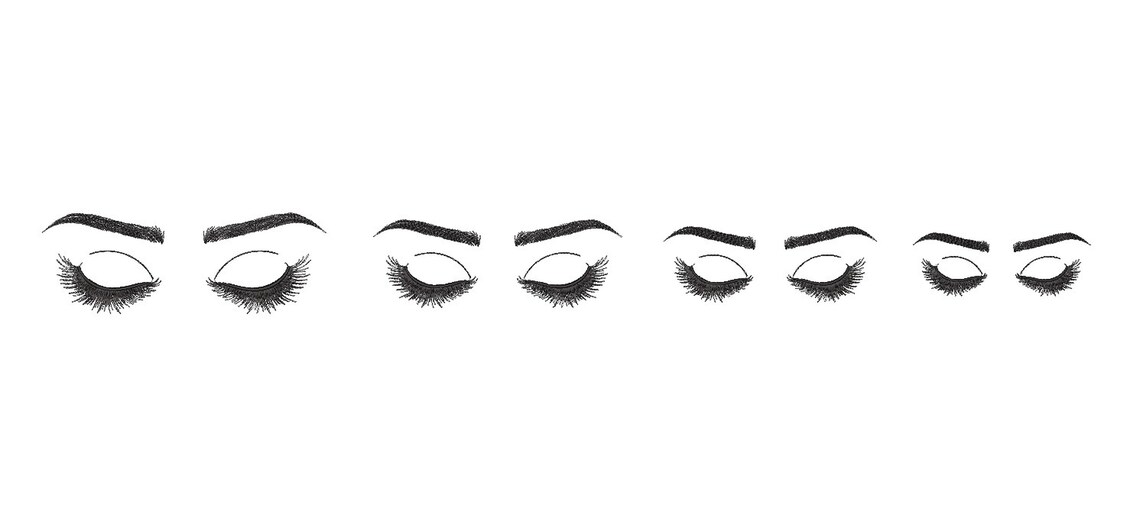 Eyelashes Embroidery Design 4 Sizes Instant Download - Etsy