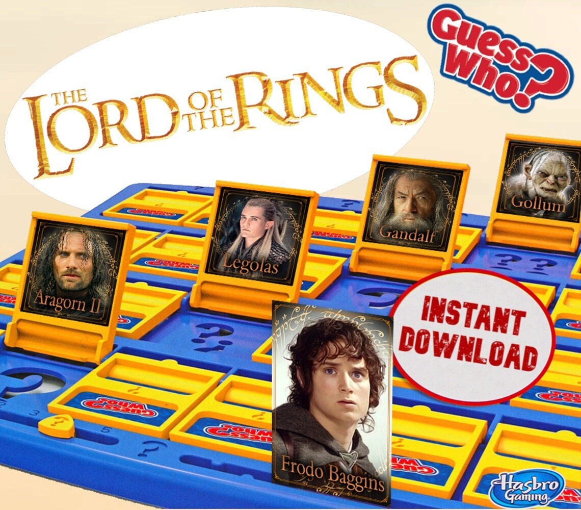 Guess Who Printable Character Sheets Hasbro