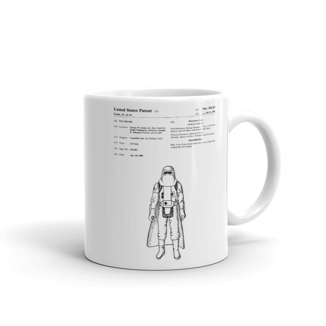 Storm Trooper Mug, Storm Trooper Coffee Mug, Patent Coffee Mug, Star ...