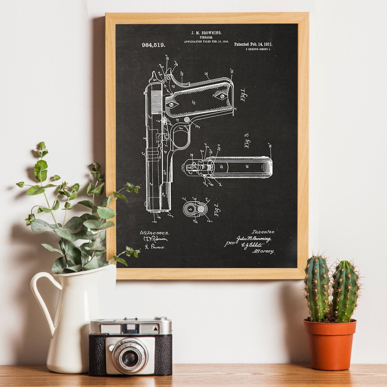 Firearm Print Set Gun Print Gun Print Art Gun Wall Art - Etsy