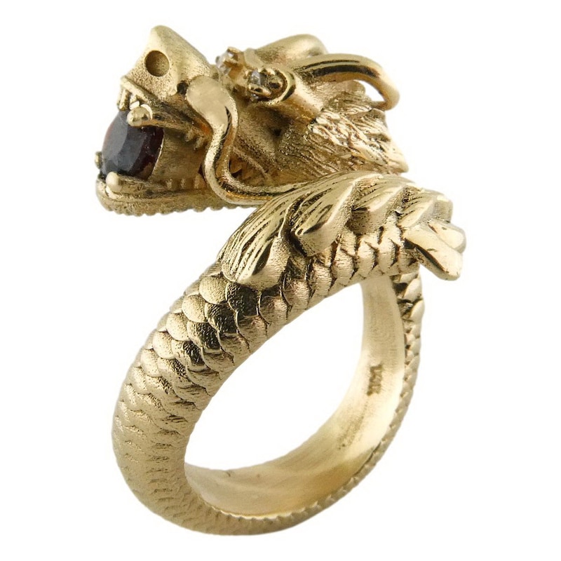 Chinese Dragon Ring - Etsy